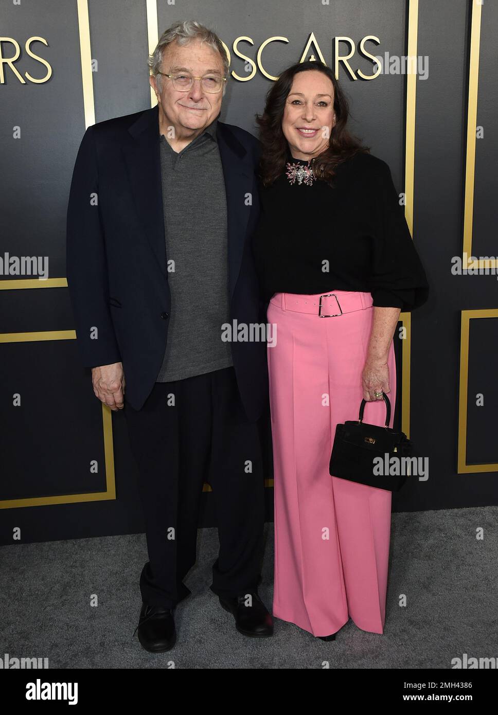 Randy Newman, left, and Gretchen Preece arrives at the 92nd Academy ...