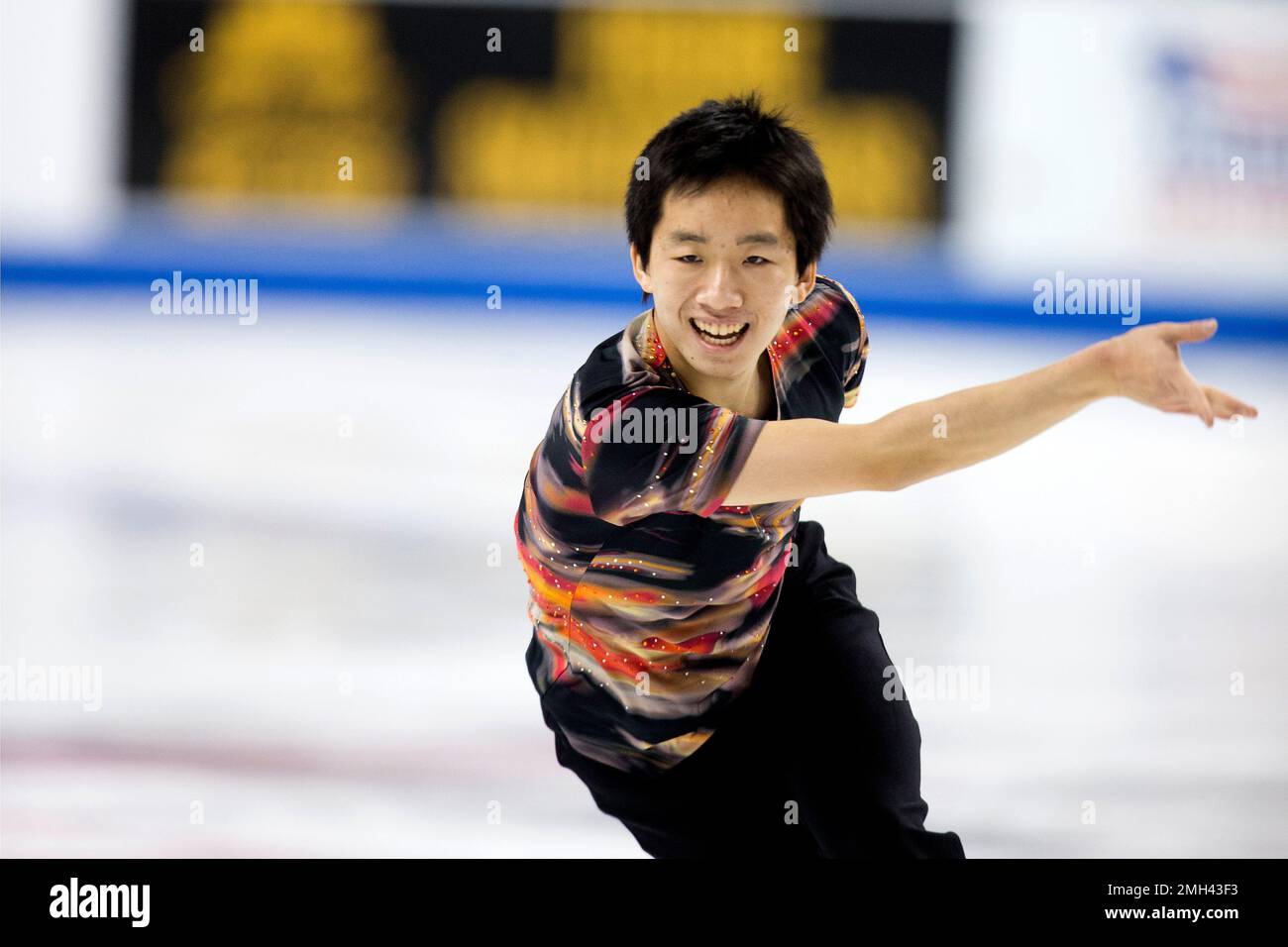 Tomoki Hiwatashi during the senior men's short program at the U.S ...