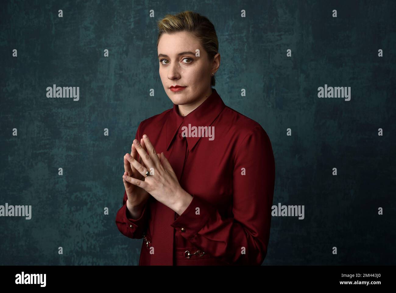 Greta Gerwig poses for a portrait at the 92nd Academy Awards Nominees ...