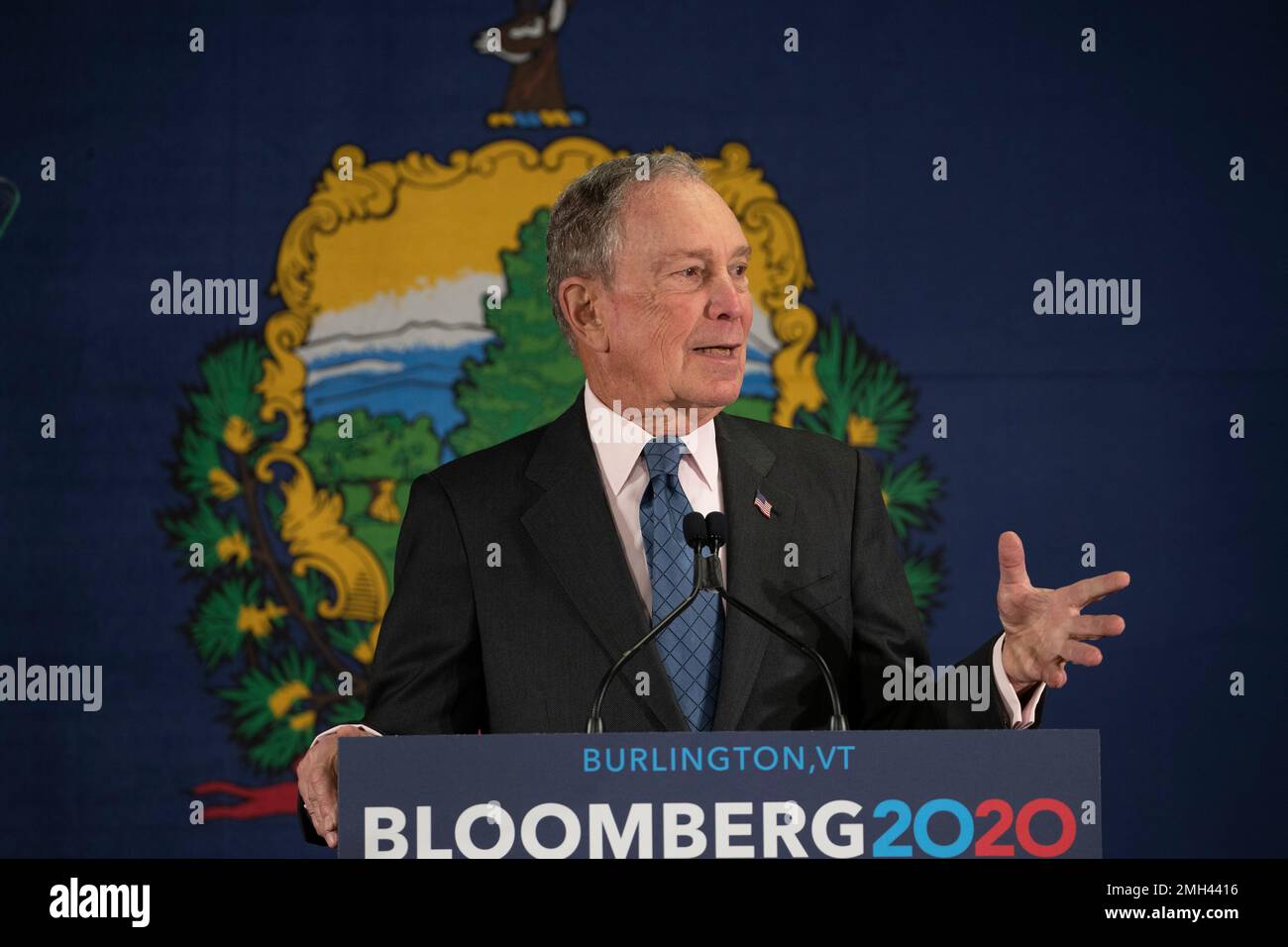 Democratic presidential candidate former New York City Mayor Michael ...