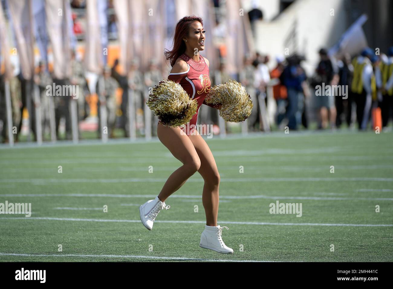 Cheerleaders from representative teams perform before the NFL Pro Bowl ...