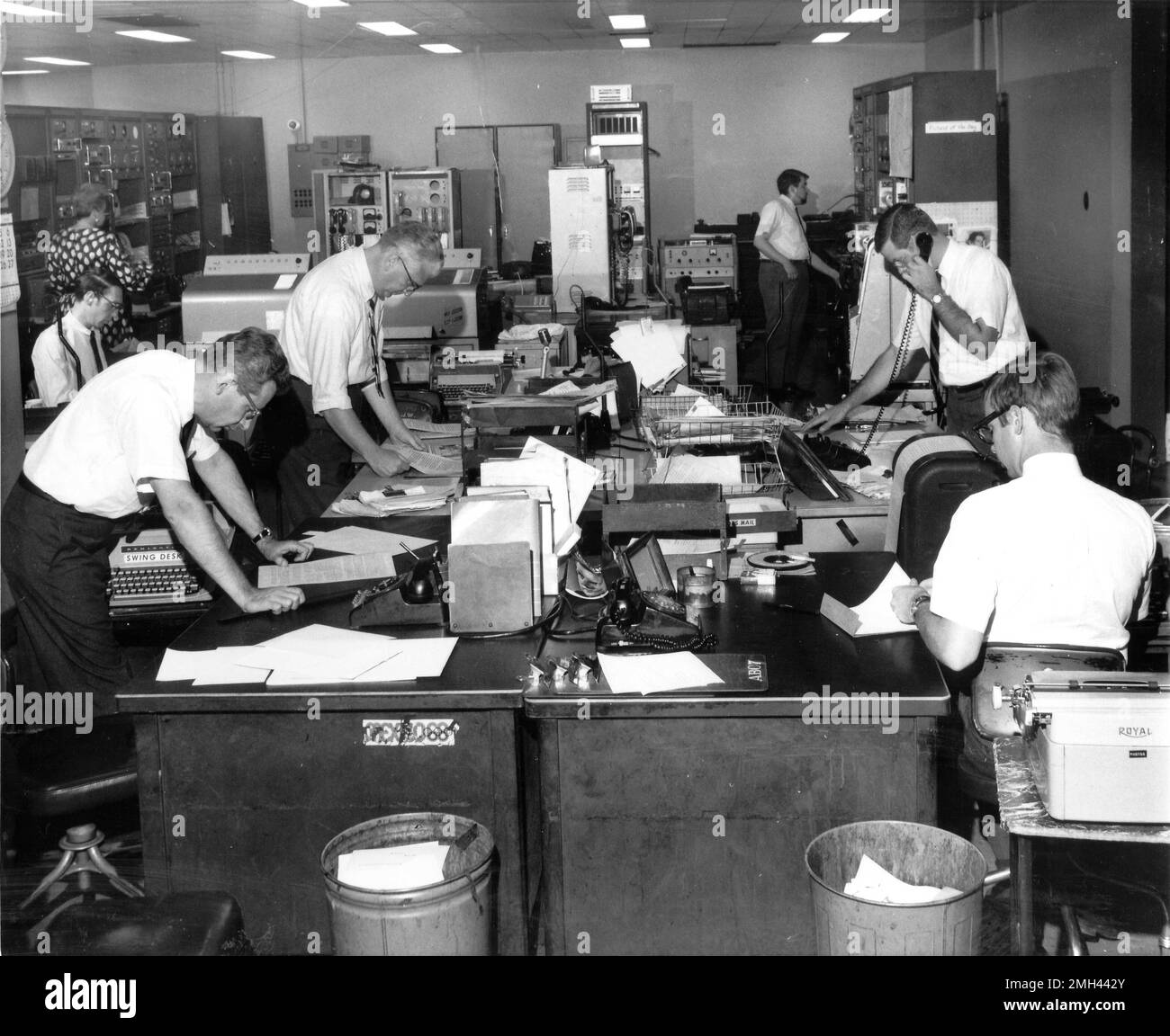 The General News Desk of The Associated Press at Rockefeller Center ...