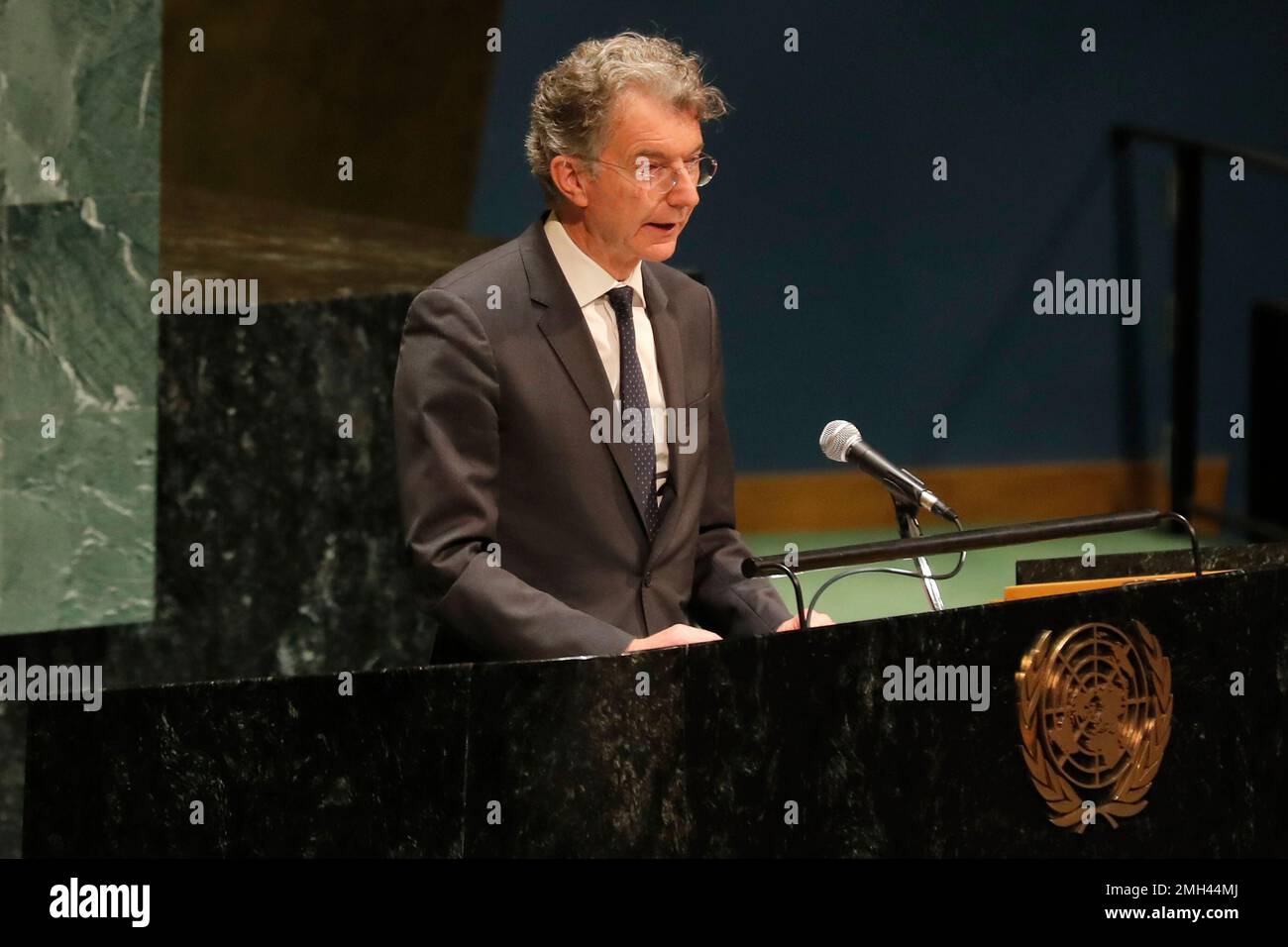 German ambassador to the United Nations Christopher Heusgen speaks ...