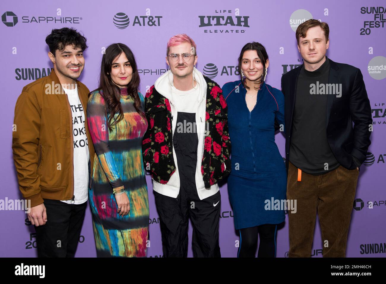 Lucas Leyva, left, Jillian Mayer, Brett Potter, Olivia Lloyd and Dylan ...