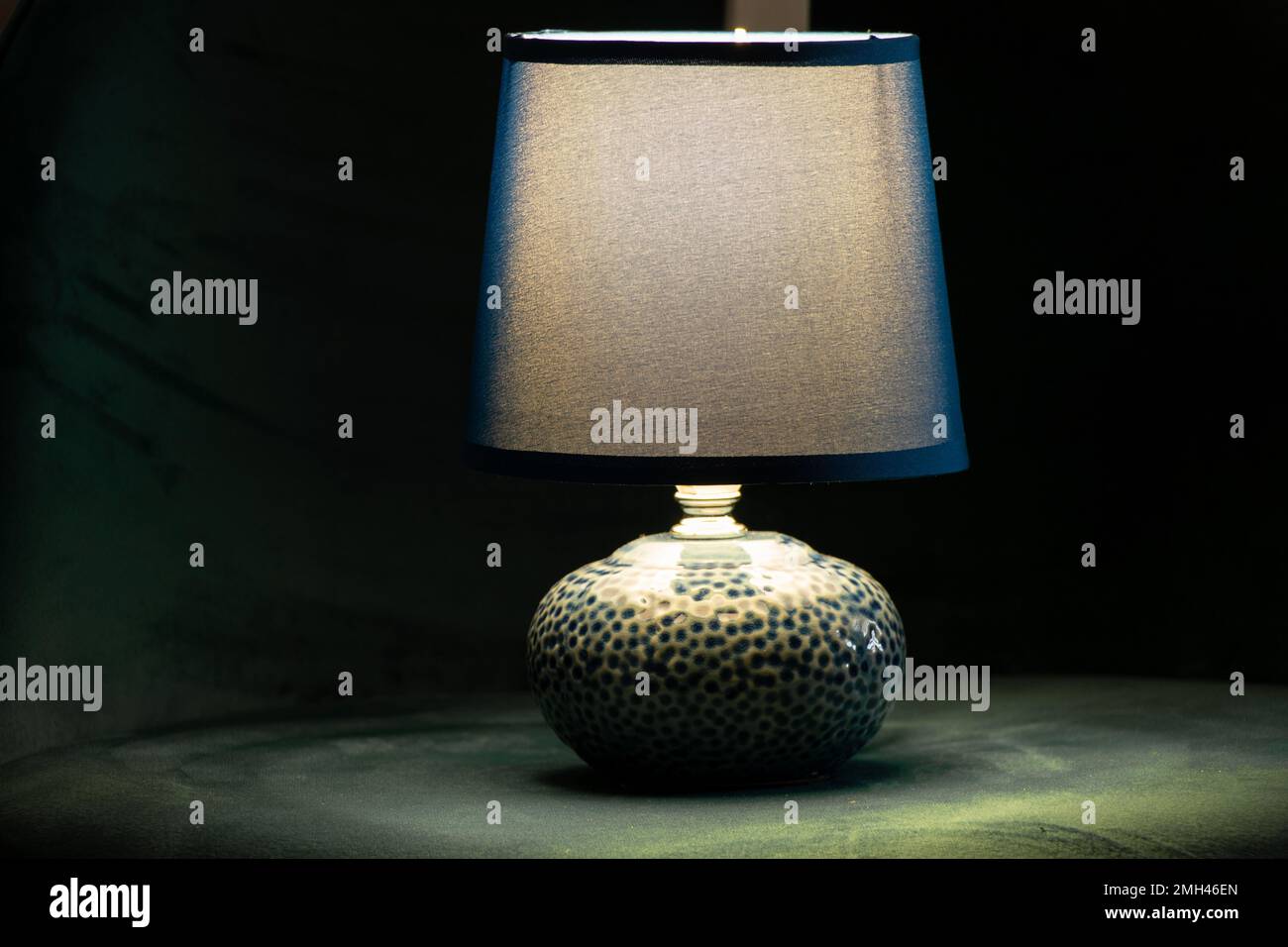 night table lamp included shines in the dark, retro style lamp Stock ...