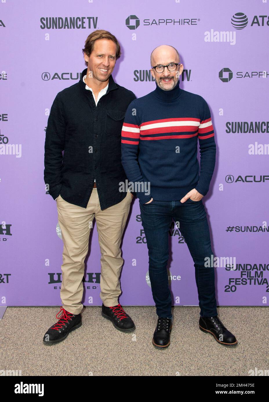 Directors Nat Faxon, left, and Jim Rash attend the premiere of ...