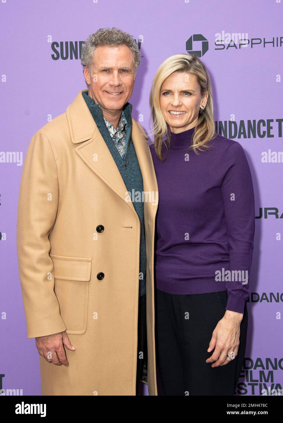Actor Will Ferrell and his wife Viveca Paulin attend the premiere of ...