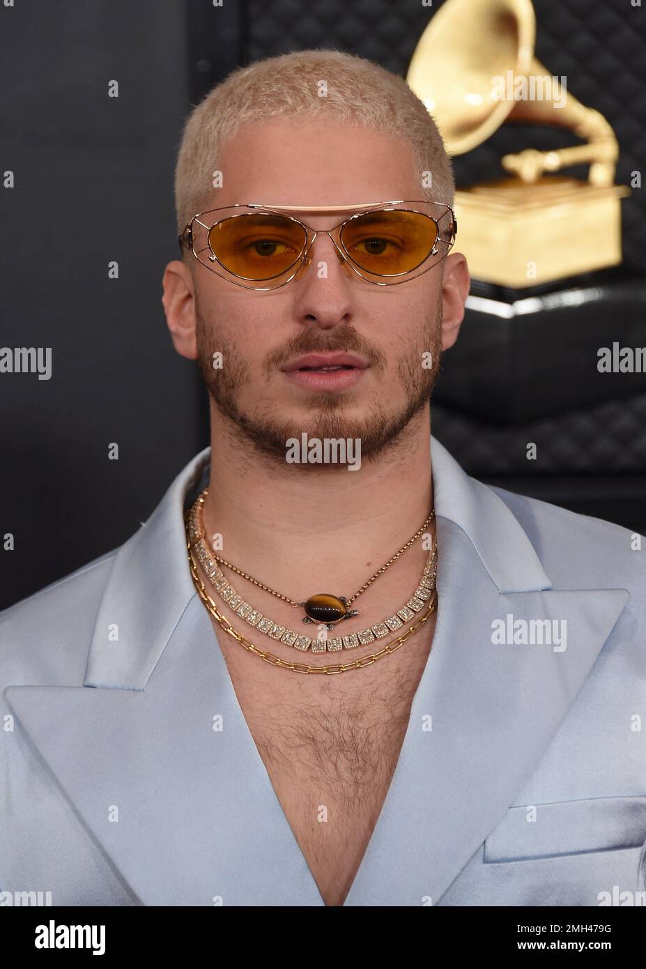 Andrew Watt arrives at the 62nd annual Grammy Awards at the Staples ...
