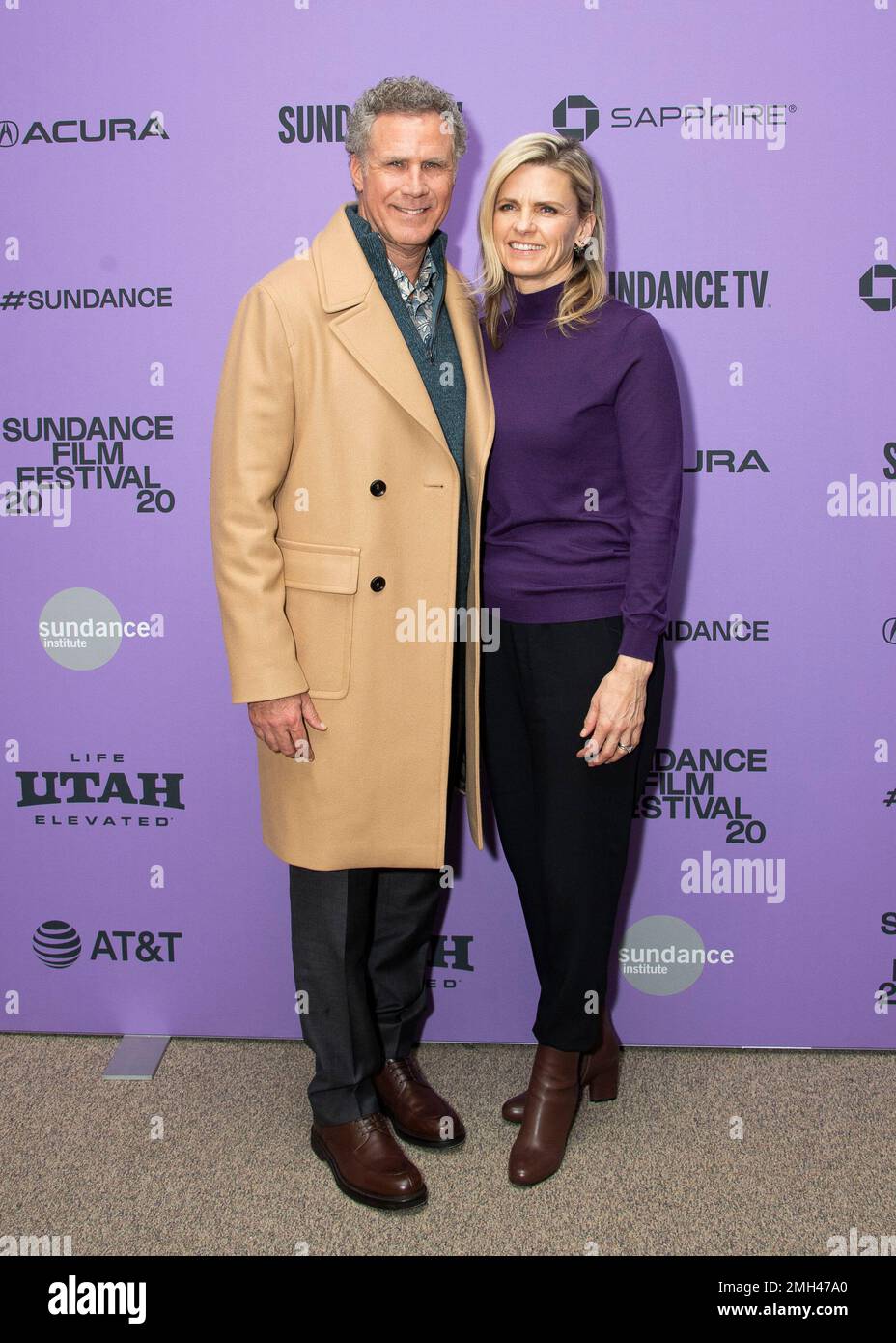 Actor Will Ferrell and his wife Viveca Paulin attend the premiere of ...