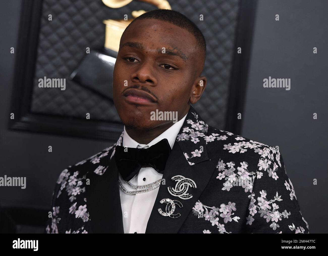 DaBaby arrives at the 62nd annual Grammy Awards at the Staples Center ...