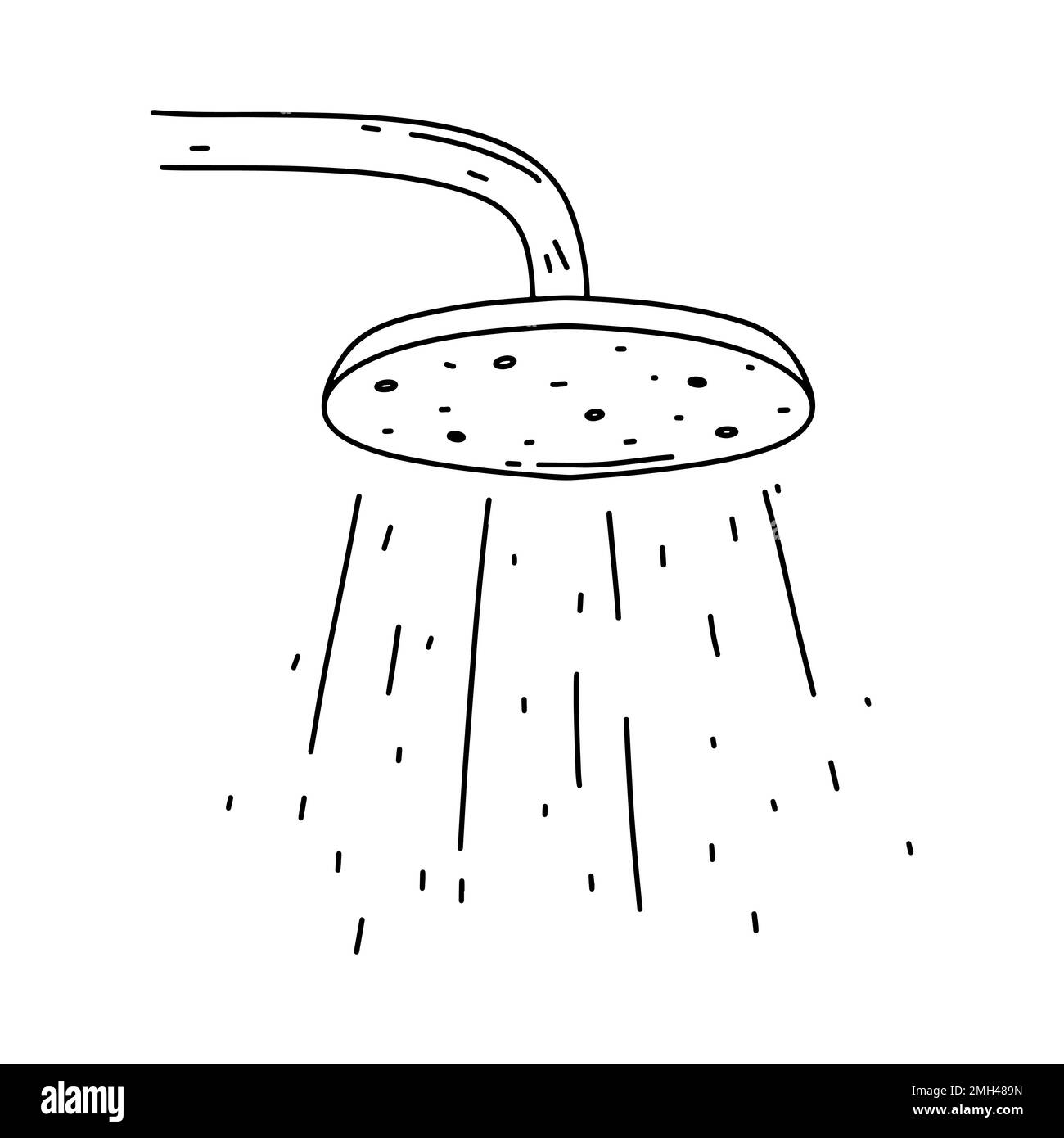 Shower Clipart Black And White