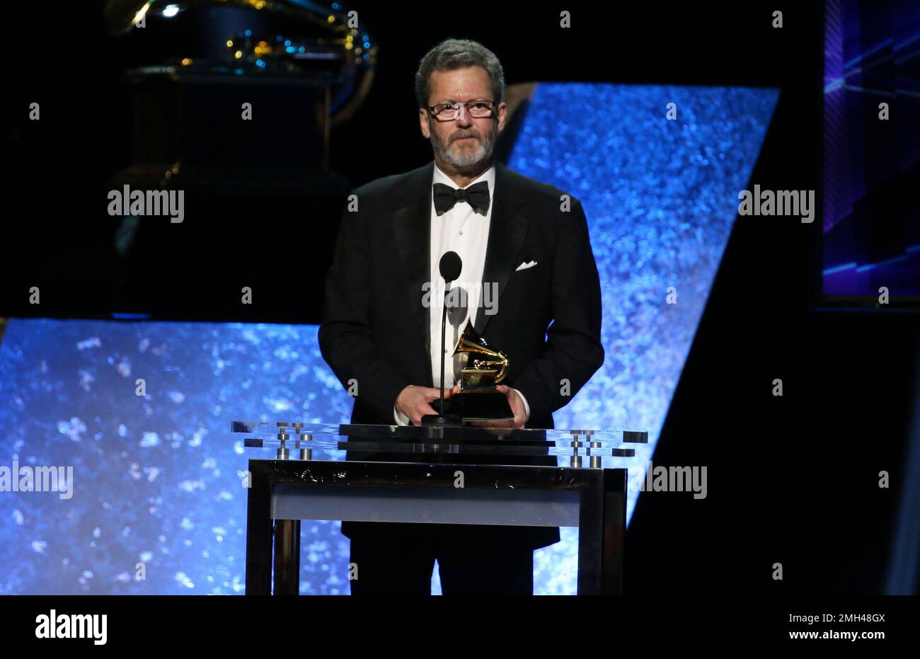 Blanton Alspaugh accepts the award for producer of the year, classical ...