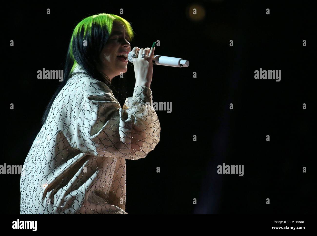 Billie Eilish performs "When the Party is Over" at the 62nd annual ...