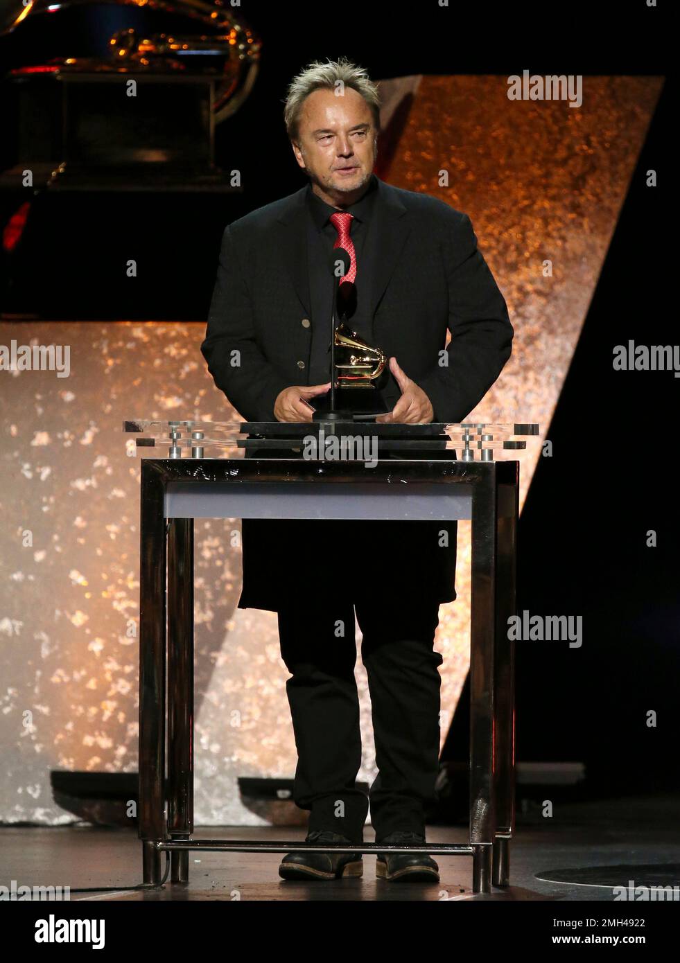 Peter Kater accepts the award for best new age album for "Wings" at the ...