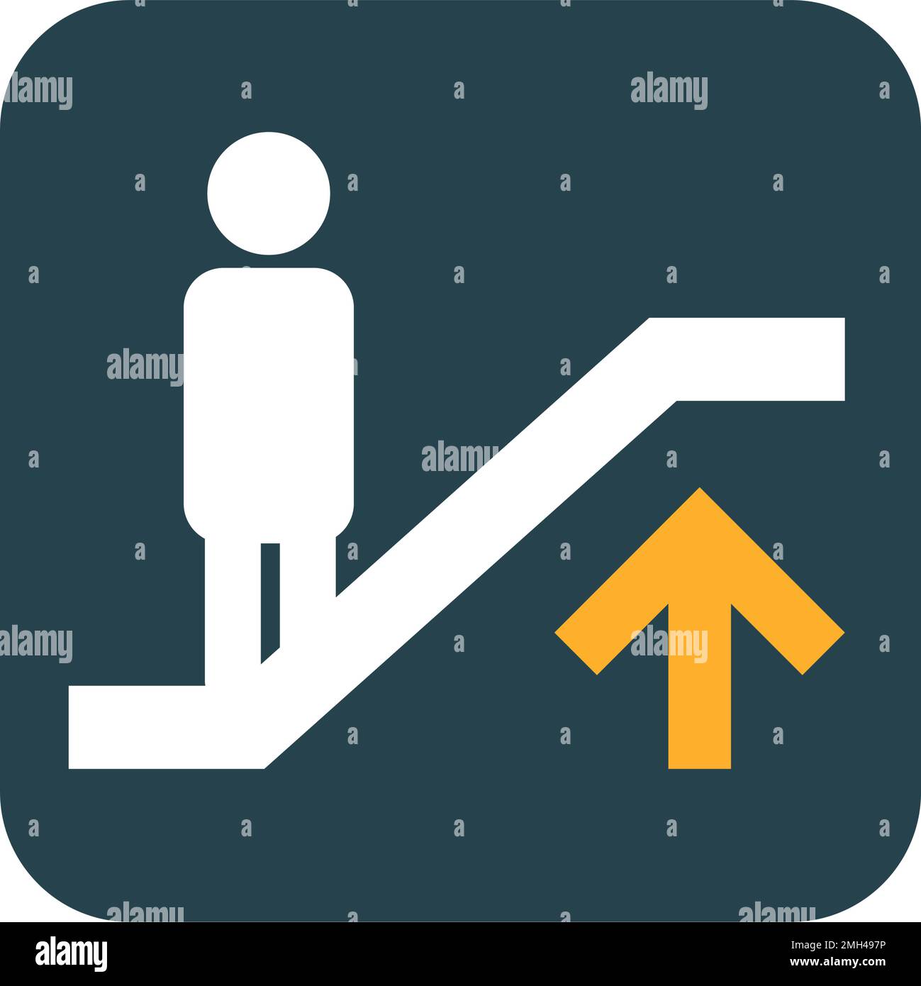 stairs up signal square Stock Vector Image & Art - Alamy