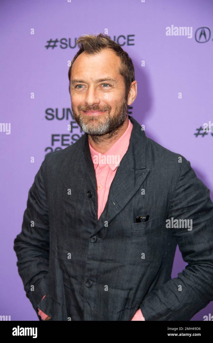 Actor Jude Law attends the premiere of "The Nest" at the Eccles Theatre ...