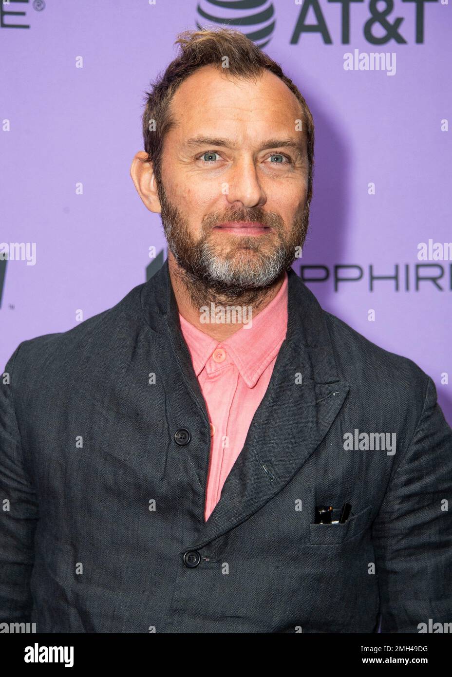 Actor Jude Law attends the premiere of "The Nest" at the Eccles Theatre ...