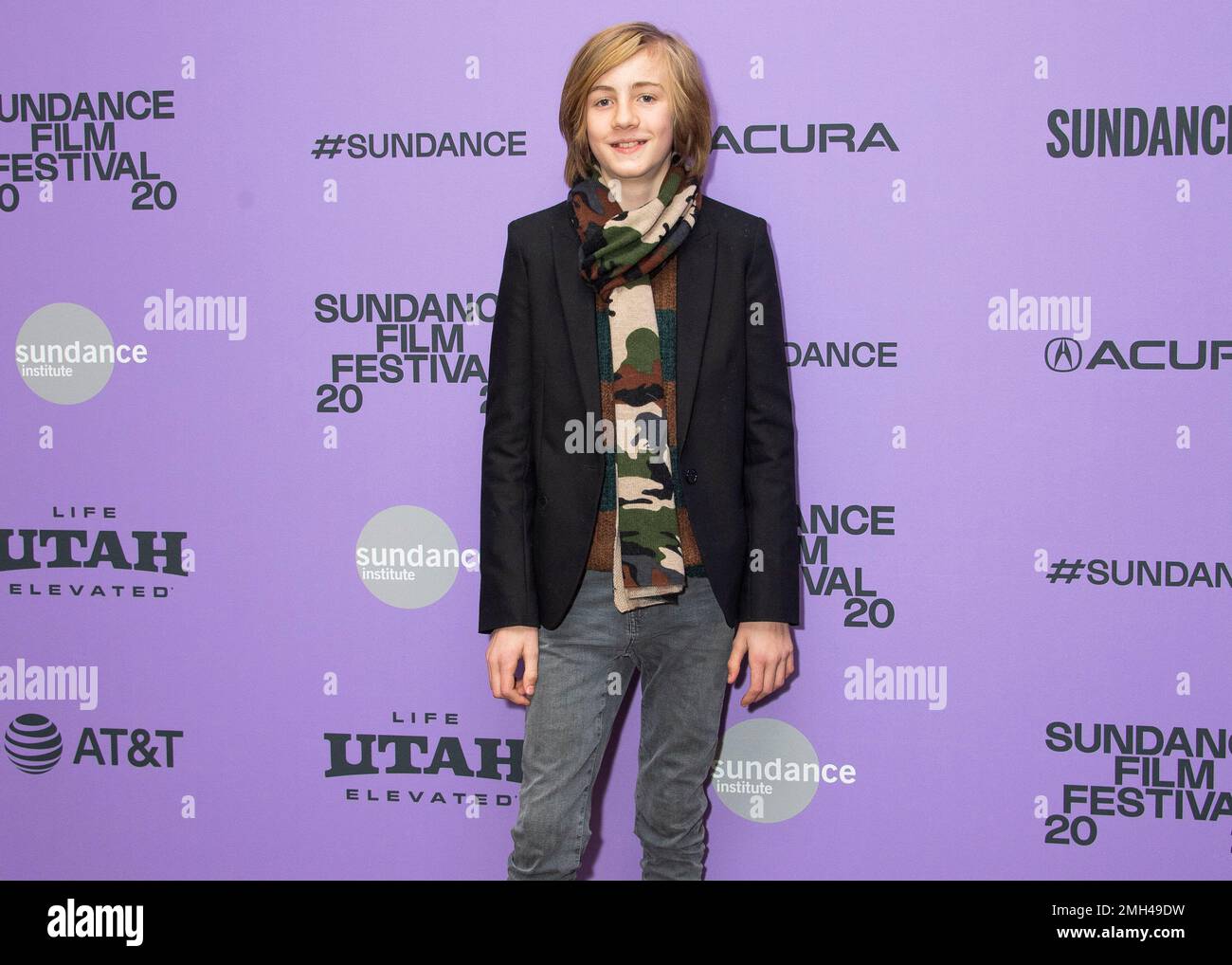 Actor Charlie Shotwell attends the premiere of "The Nest" at the Eccles ...
