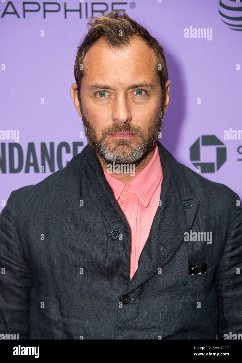 Actor Jude Law attends the premiere of "The Nest" at the Eccles Theatre ...