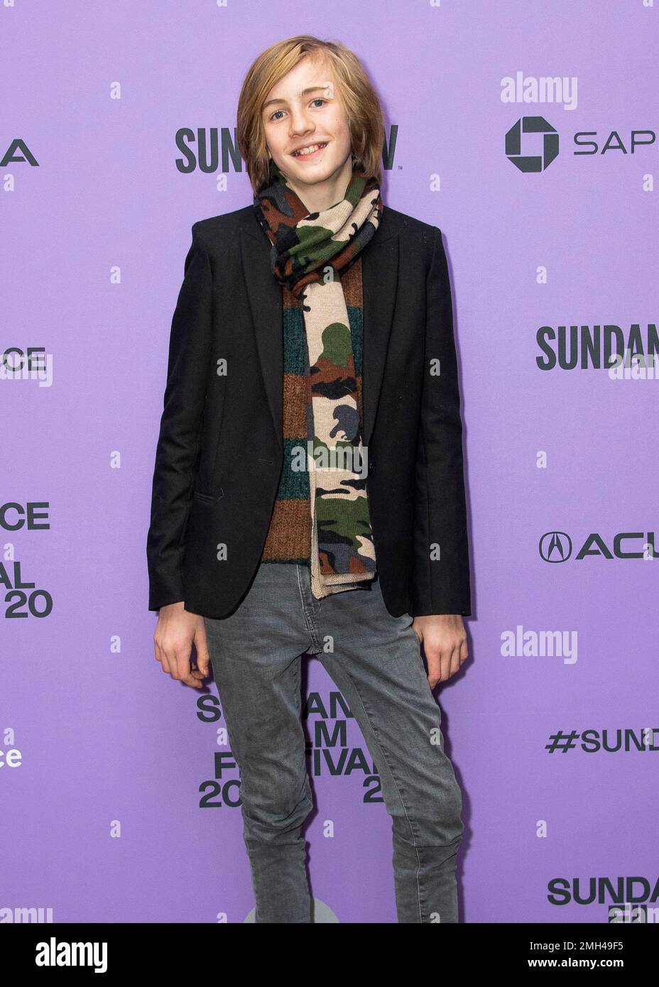 Actor Charlie Shotwell attends the premiere of "The Nest" at the Eccles ...