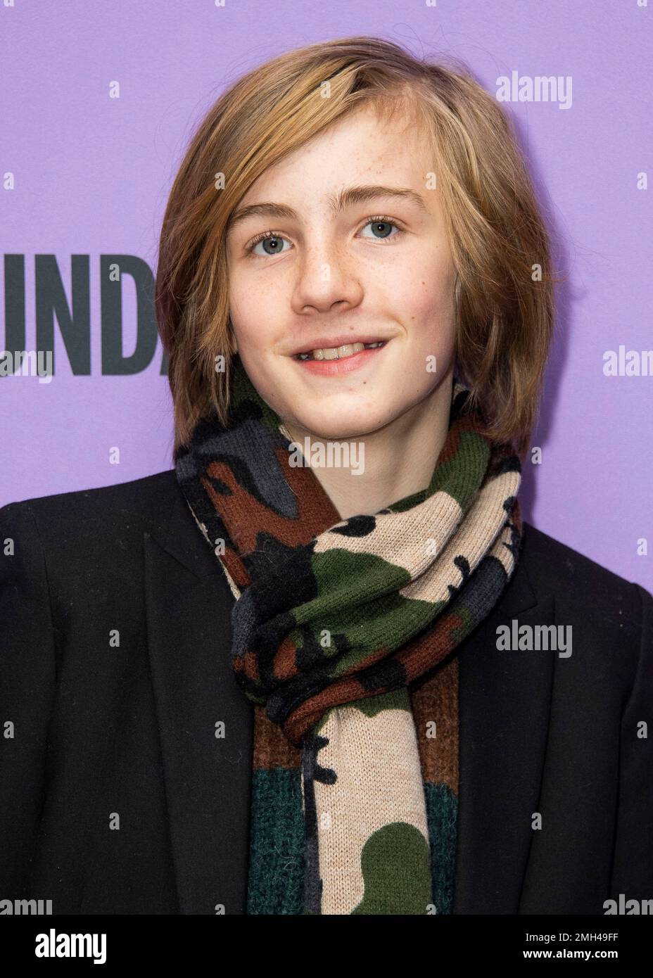 Actor Charlie Shotwell attends the premiere of "The Nest" at the Eccles ...