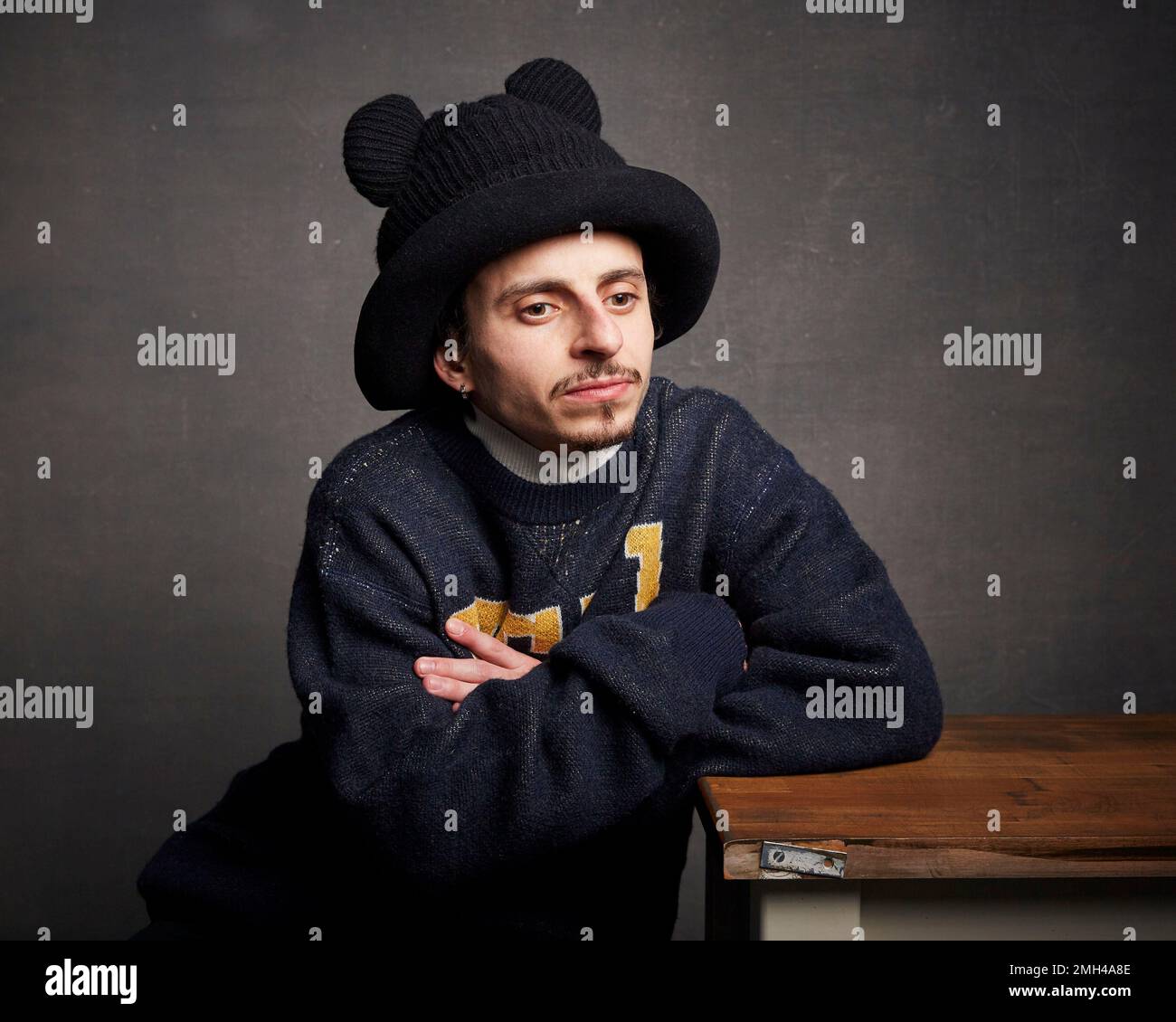 Moises Arias poses for a portrait to promote the film "Blast Beat" at ...