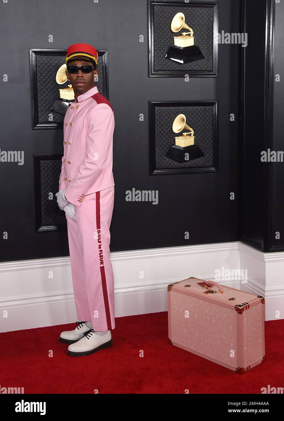 Tyler, the Creator arrives at the 62nd annual Grammy Awards at the ...