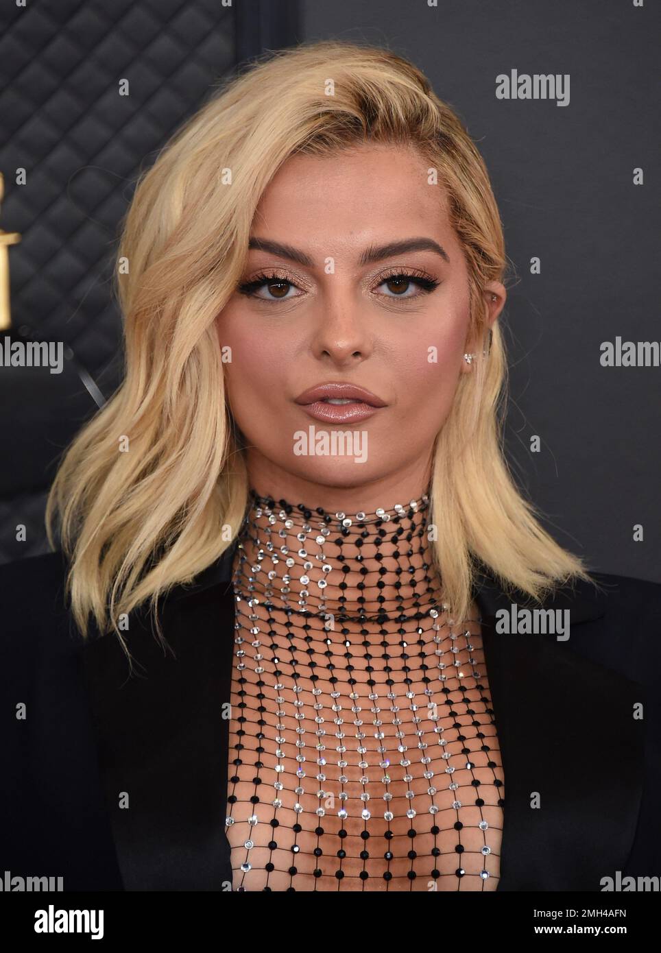 Bebe Rexha arrives at the 62nd annual Grammy Awards at the Staples ...