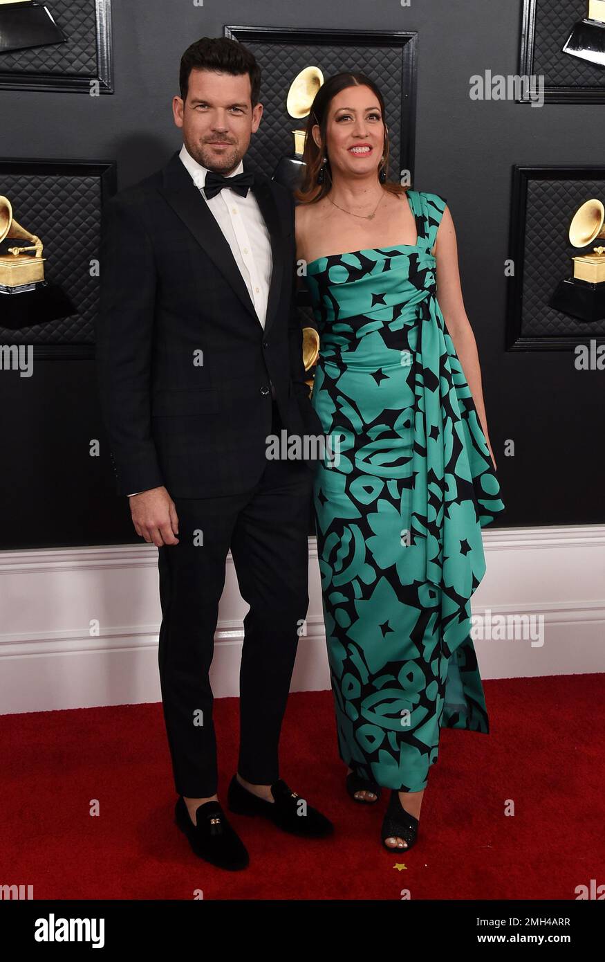 Adam Sinclair, left, and Michelle Kath Sinclair arrive at the 62nd ...