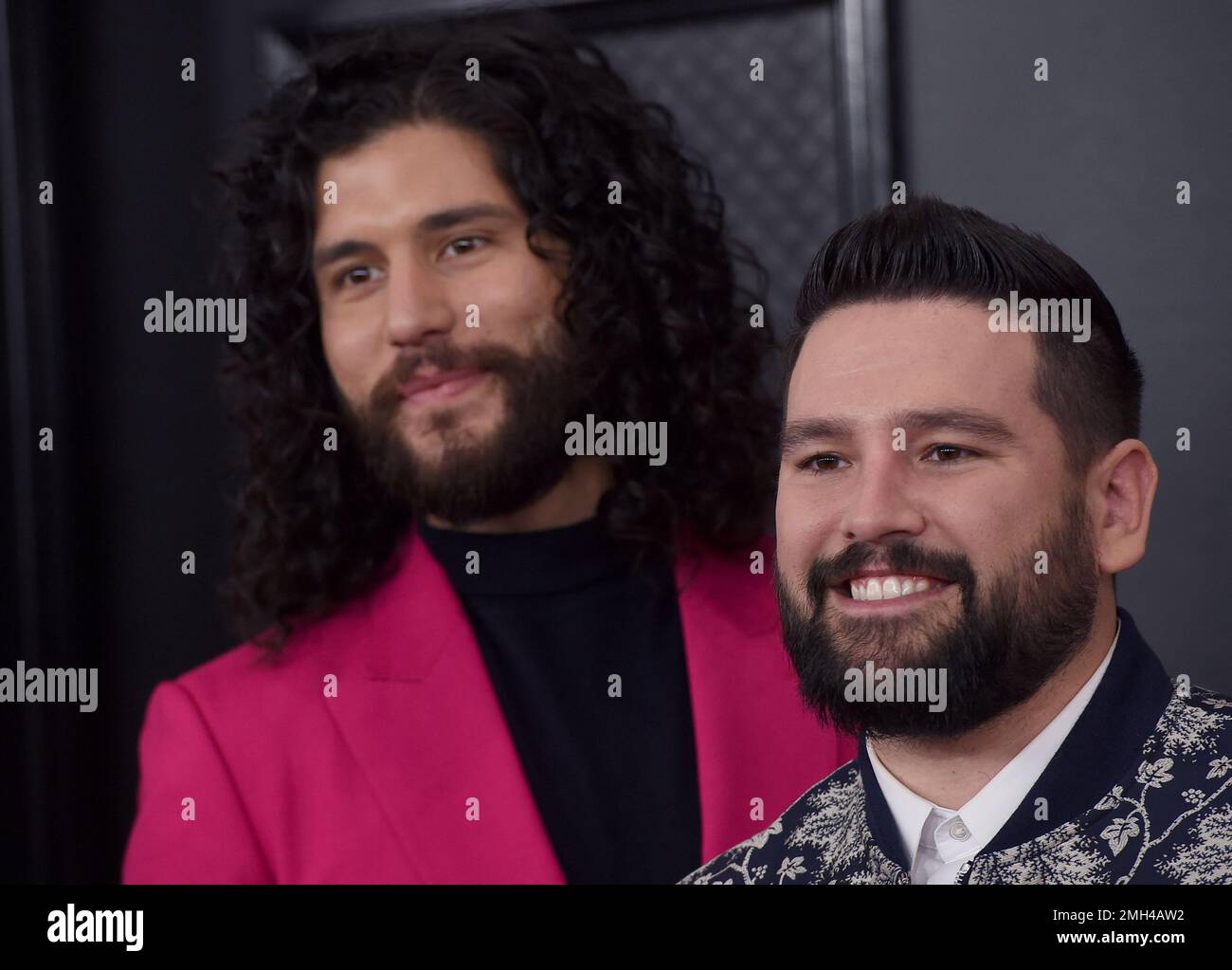 Dan Smyers, left and Shay Mooney, of Dan + Shay arrive at the 62nd ...