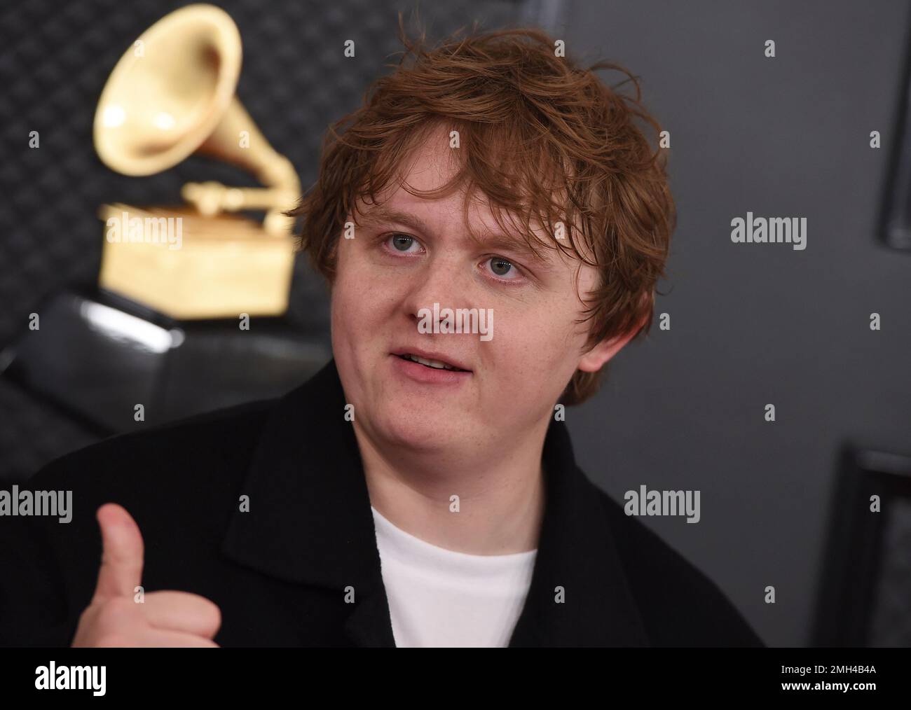 Lewis Capaldi arrives at the 62nd annual Grammy Awards at the Staples ...