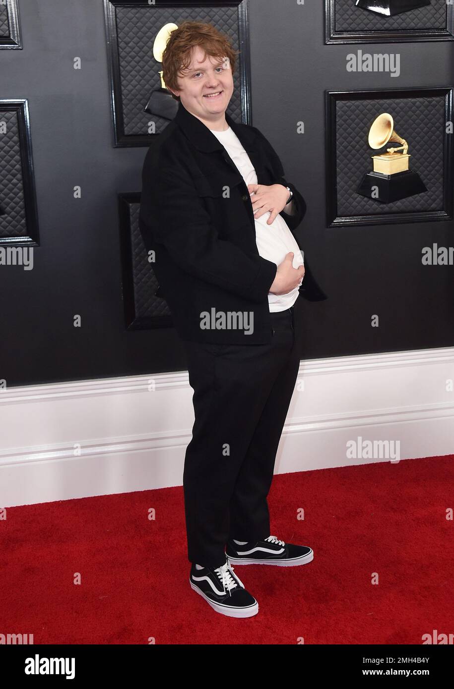 Lewis Capaldi arrives at the 62nd annual Grammy Awards at the Staples ...