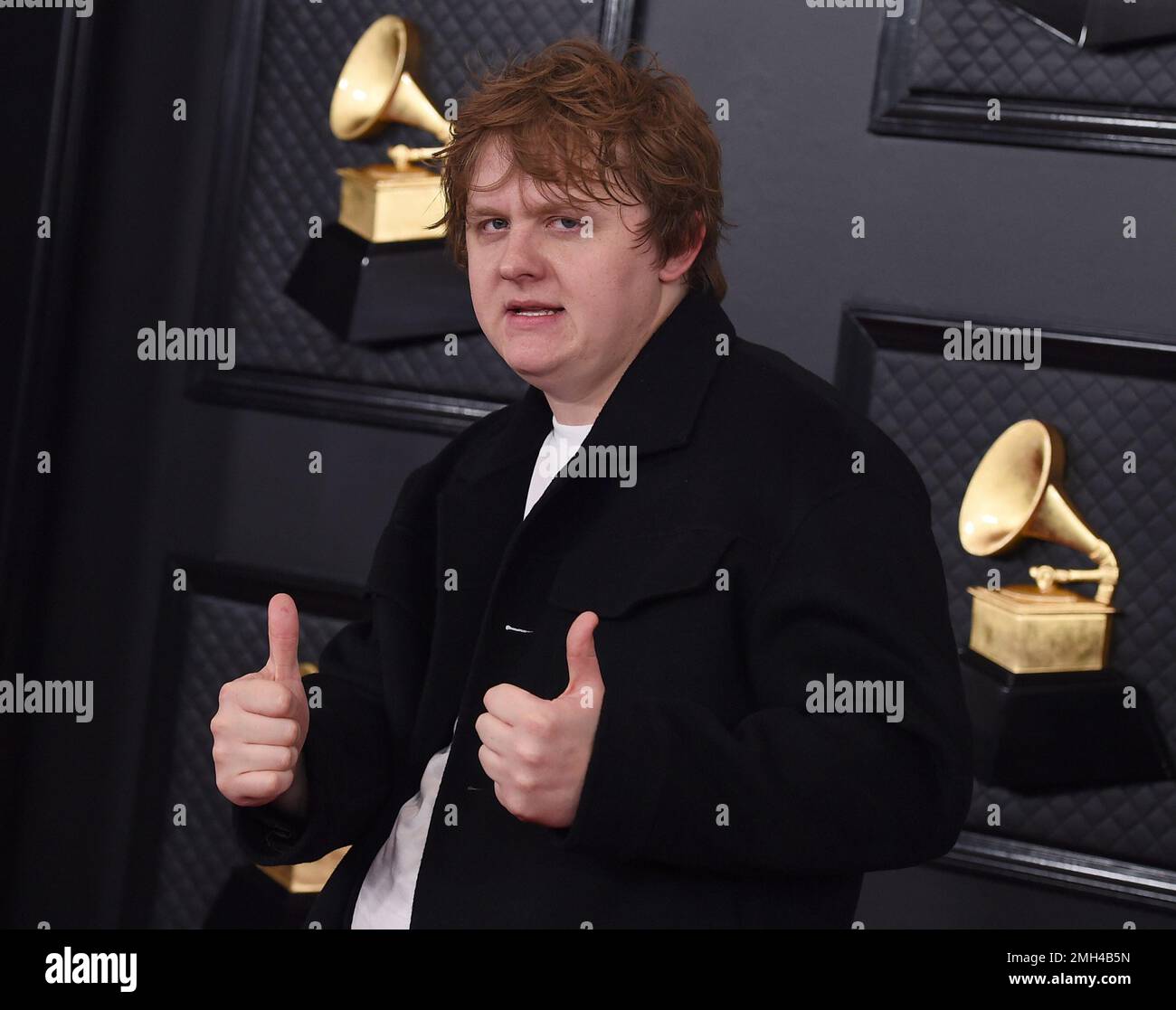Lewis Capaldi arrives at the 62nd annual Grammy Awards at the Staples ...