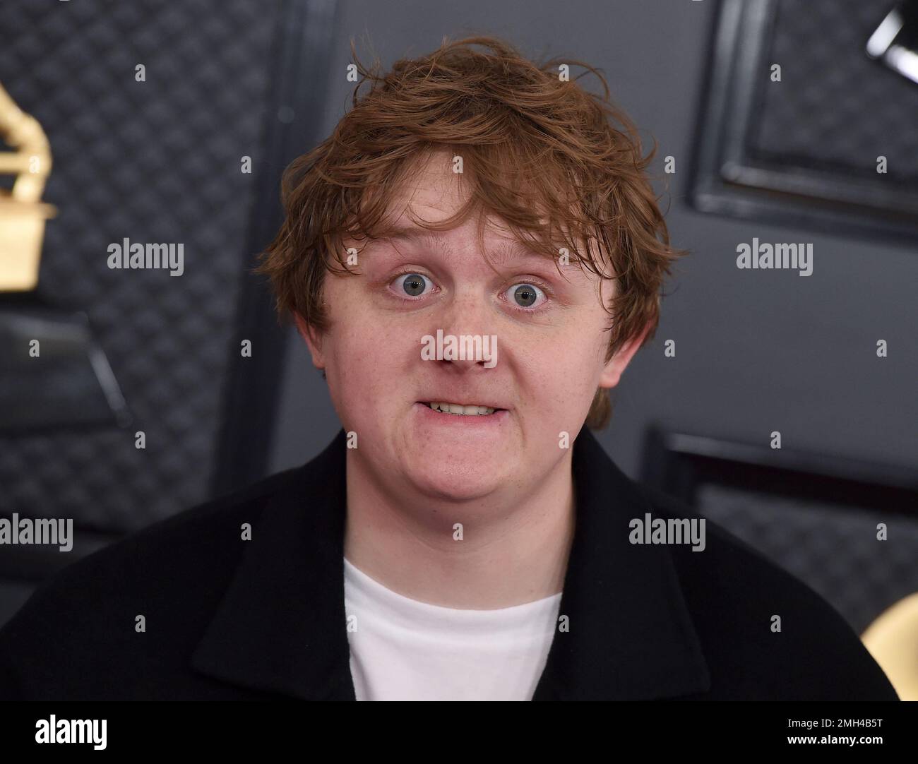 Lewis Capaldi arrives at the 62nd annual Grammy Awards at the Staples ...
