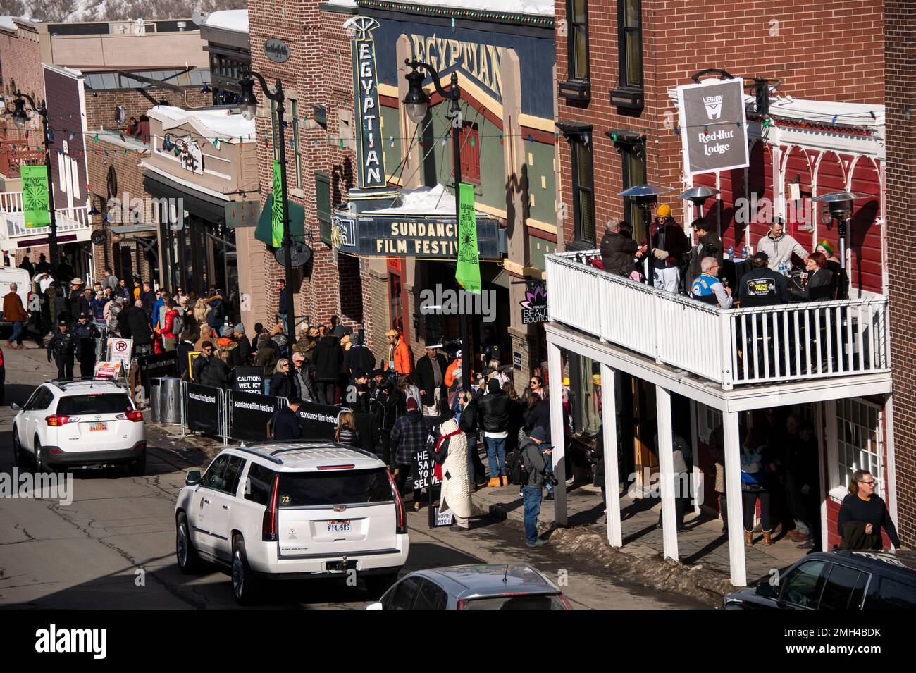 A view of Main Street is seen on day four of the 2020 Sundance Film ...