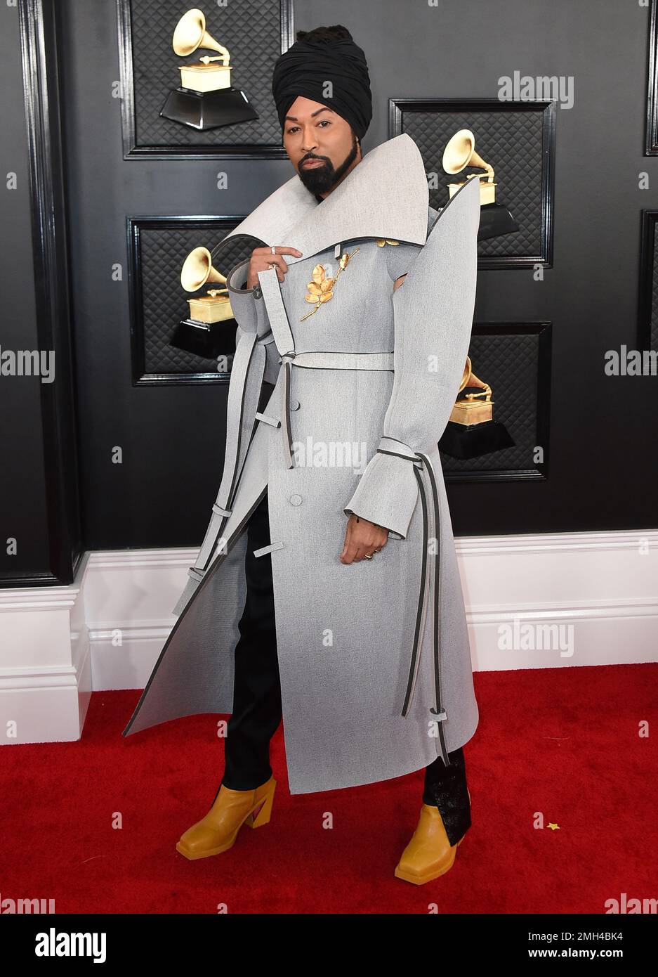 Ty Hunter arrives at the 62nd annual Grammy Awards at the Staples ...