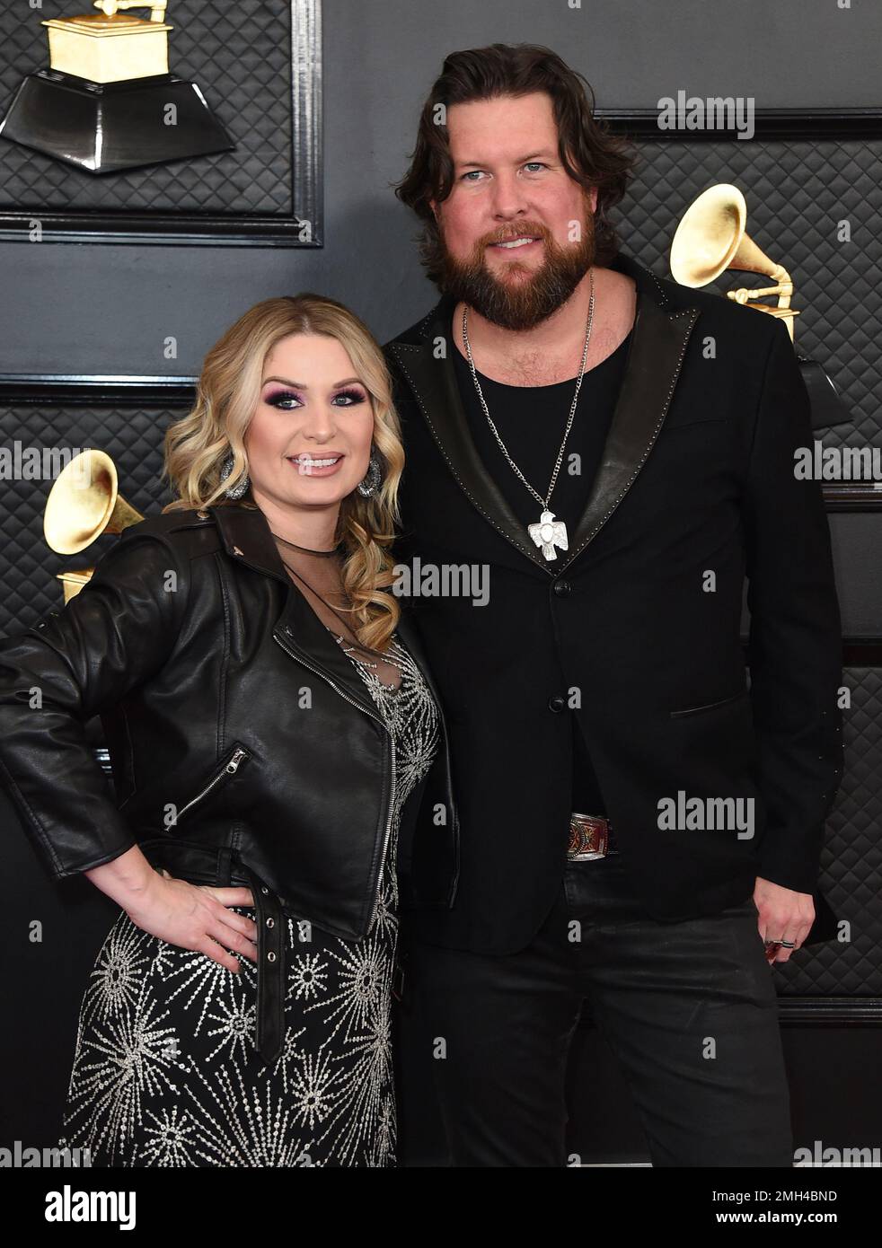 Crystal Williams, left, and Zach Williams arrive at the 62nd annual ...