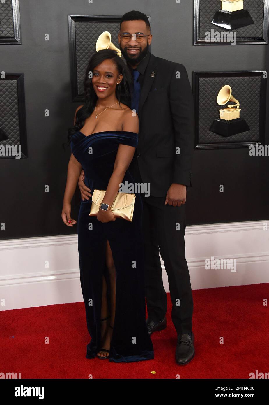 Jennifer Scruggs, left, and Joshua Scruggs arrive at the 62nd annual ...