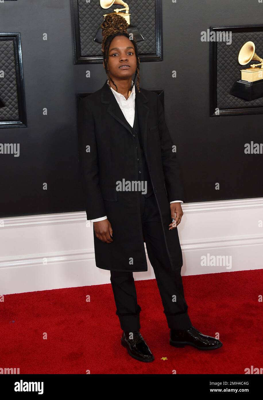 Koffee arrives at the 62nd annual Grammy Awards at the Staples Center ...