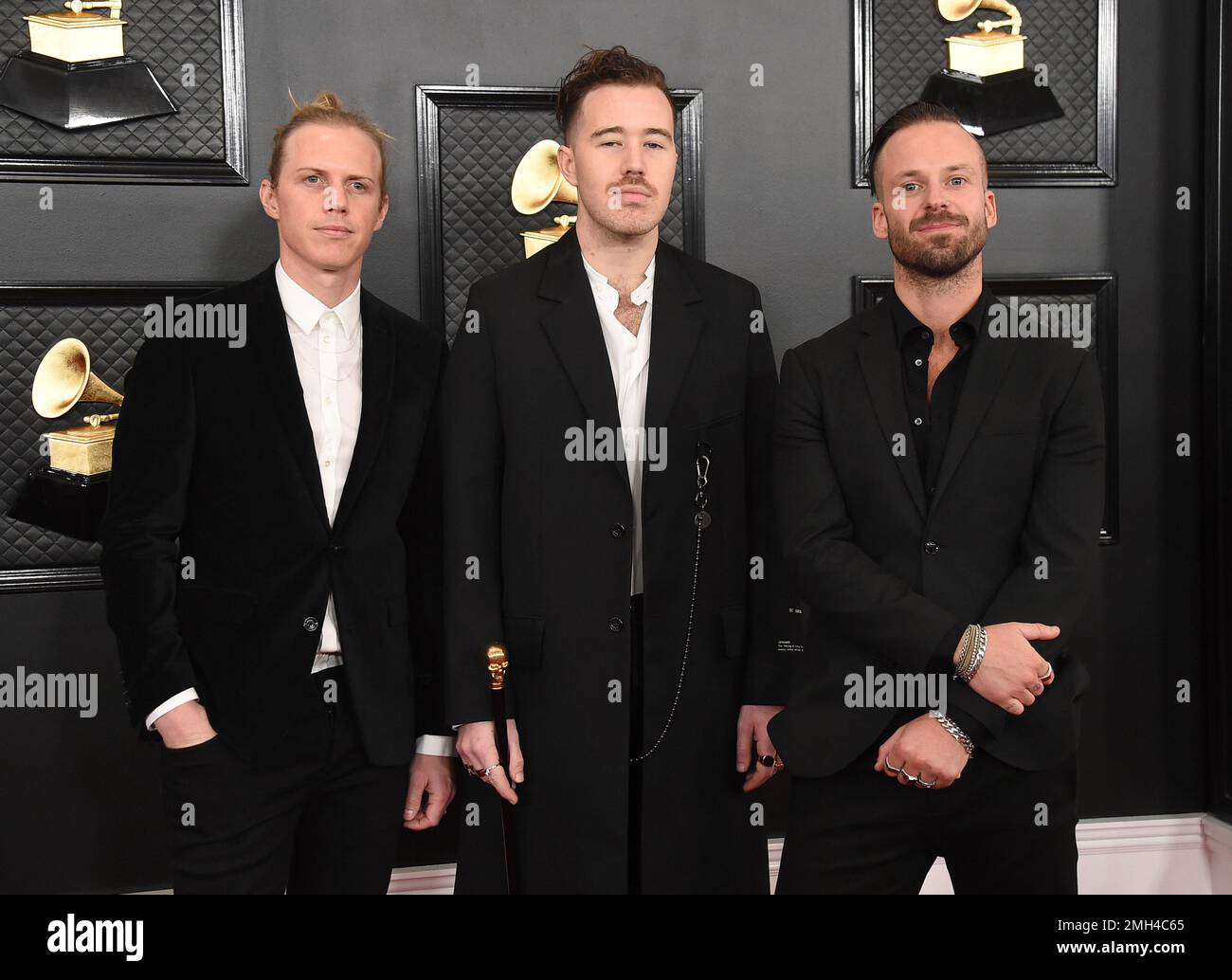 Tyrone Lindqvist, from left, James Hunt, and Jon George of Rufus Du Sol ...