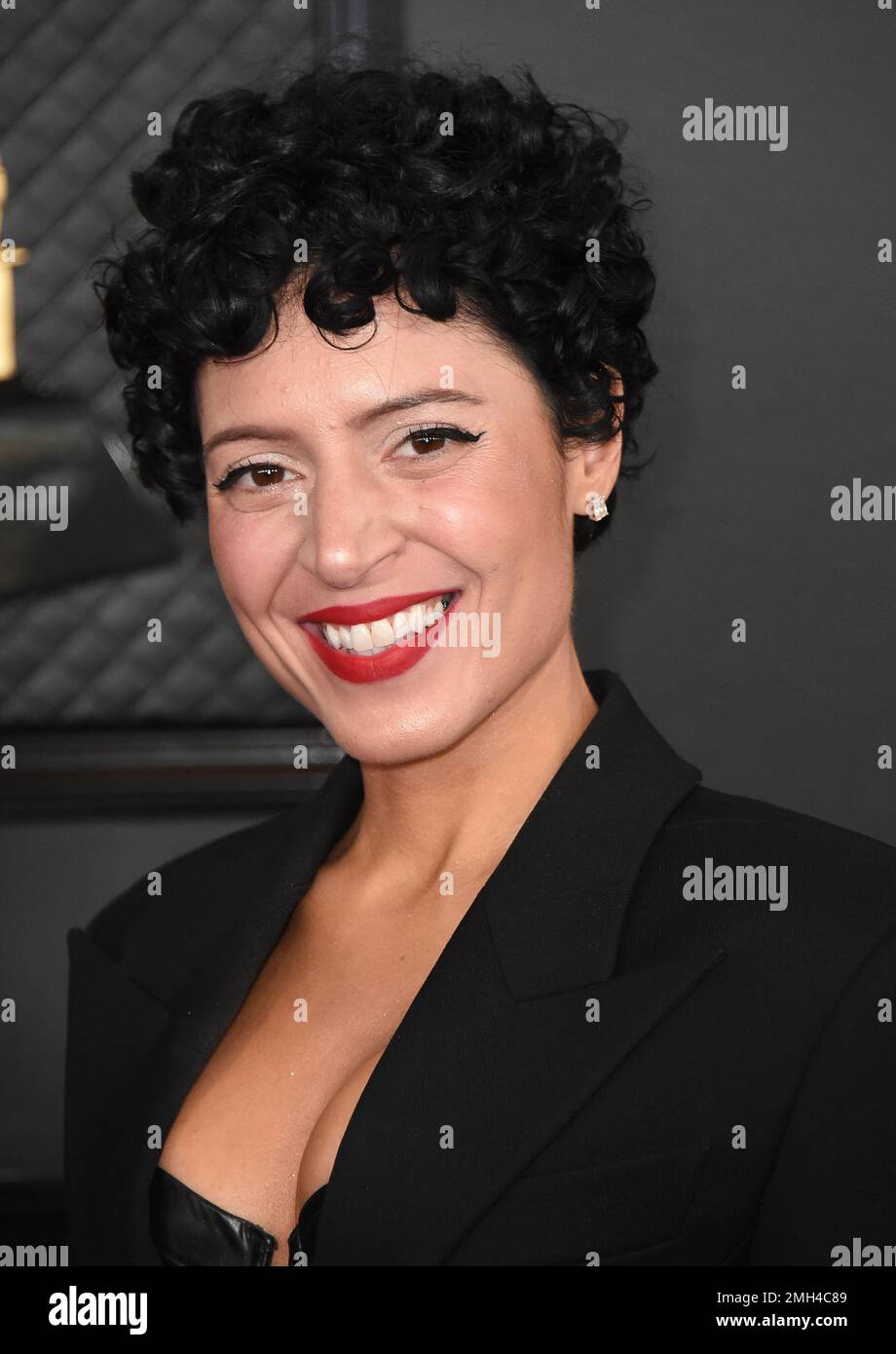 Emily King arrives at the 62nd annual Grammy Awards at the Staples ...