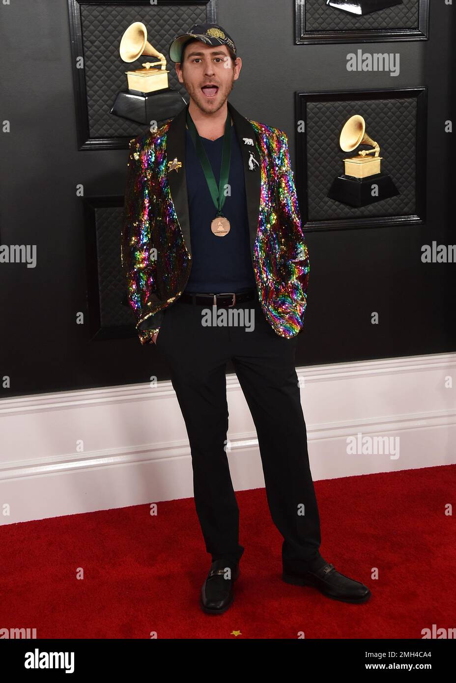 Jon Samson arrives at the 62nd annual Grammy Awards at the Staples ...