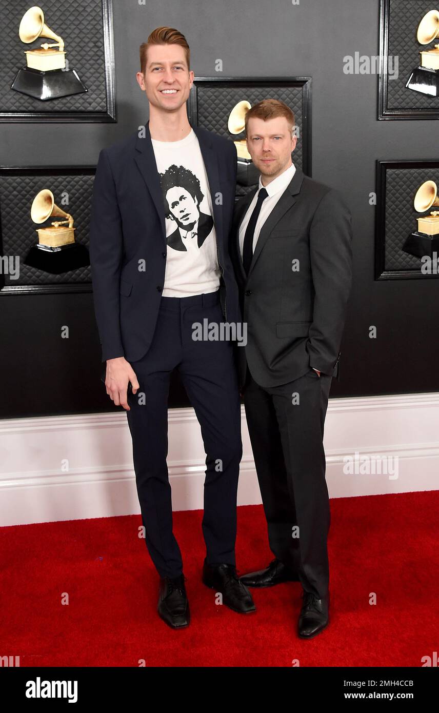 Alexander Birkhold, left, and Andrew Norman arrive at the 62nd annual ...
