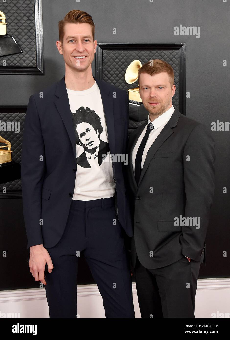 Alexander Birkhold, left, and Andrew Norman arrive at the 62nd annual ...