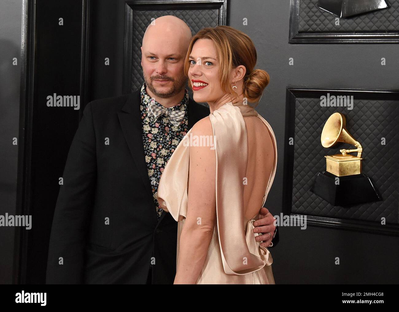 Brendan Greaves, left, and Samantha Greaves arrive at the 62nd annual ...