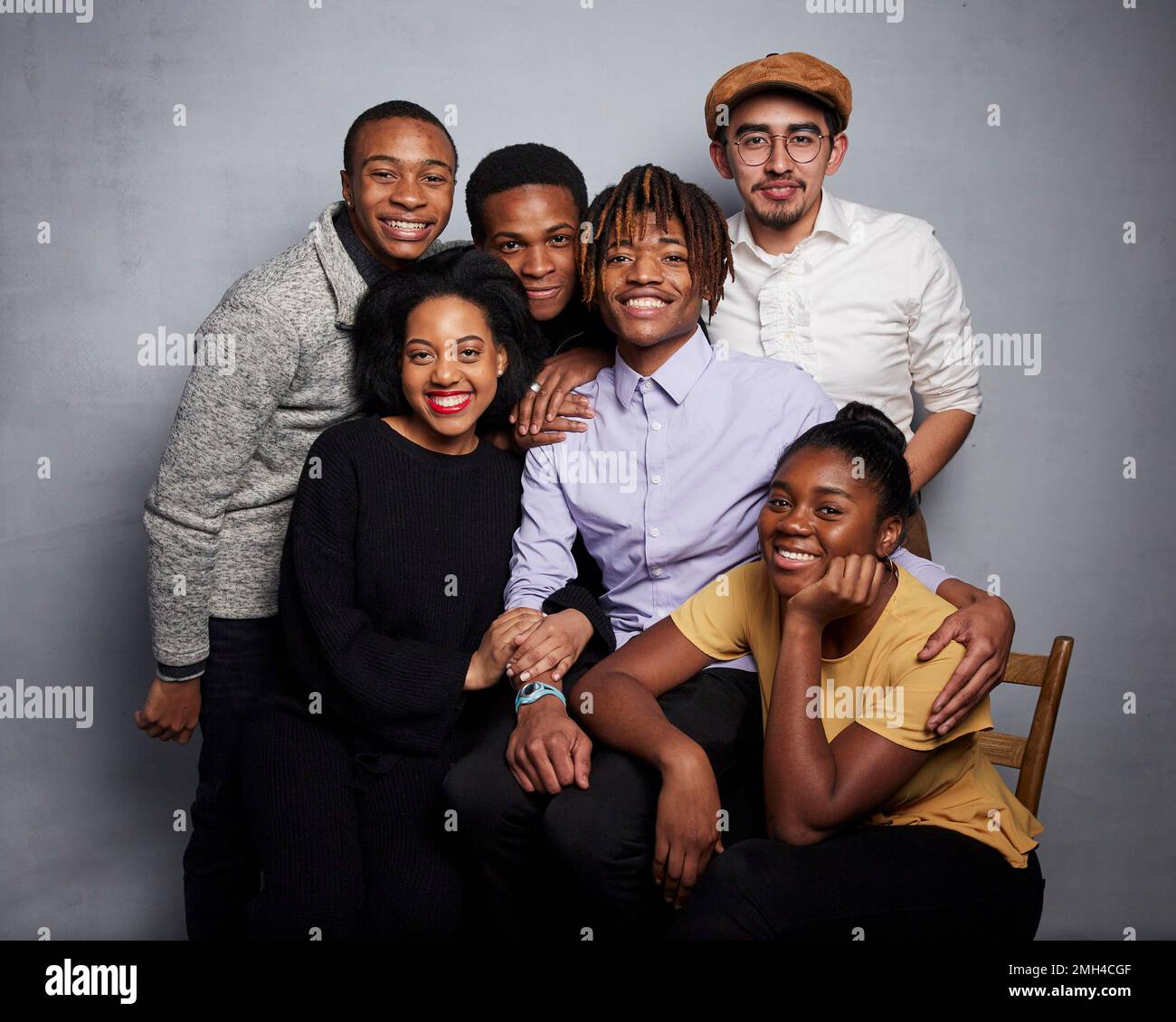 Aaron Guy, from left, Callie Holley, Freedom Martin, Cody Merridith ...