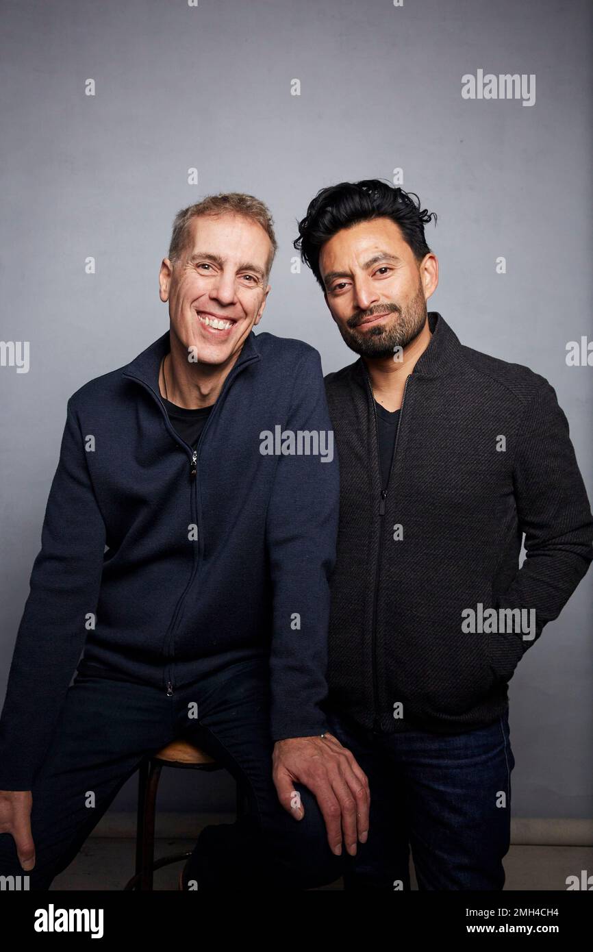 Directors James D. Stern, left, and Fernando Villena pose for a ...
