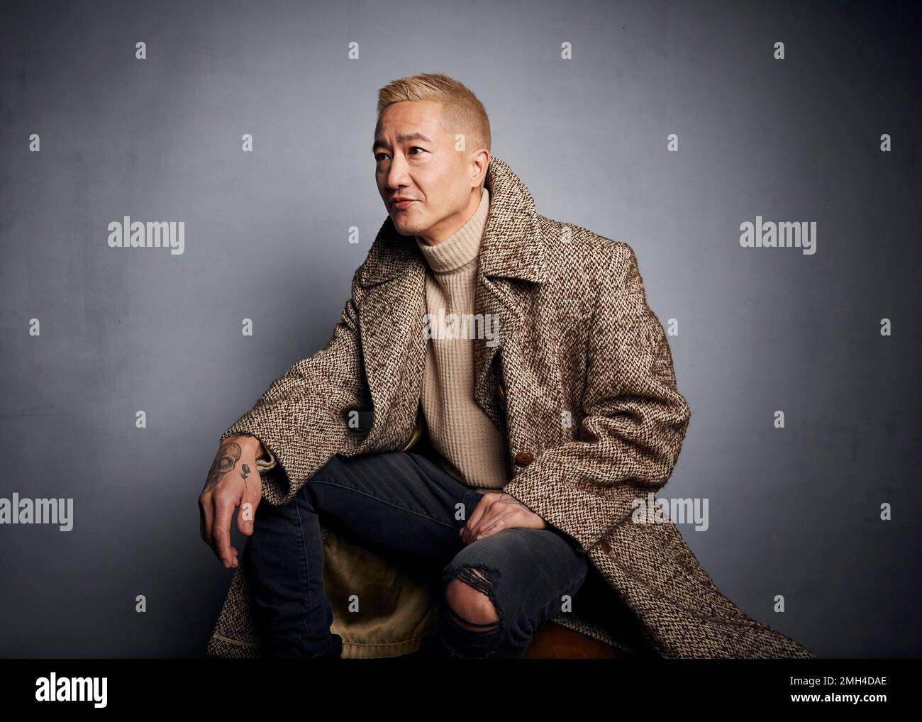 Terry Chen poses for a portrait to promote the film "Falling" at the ...