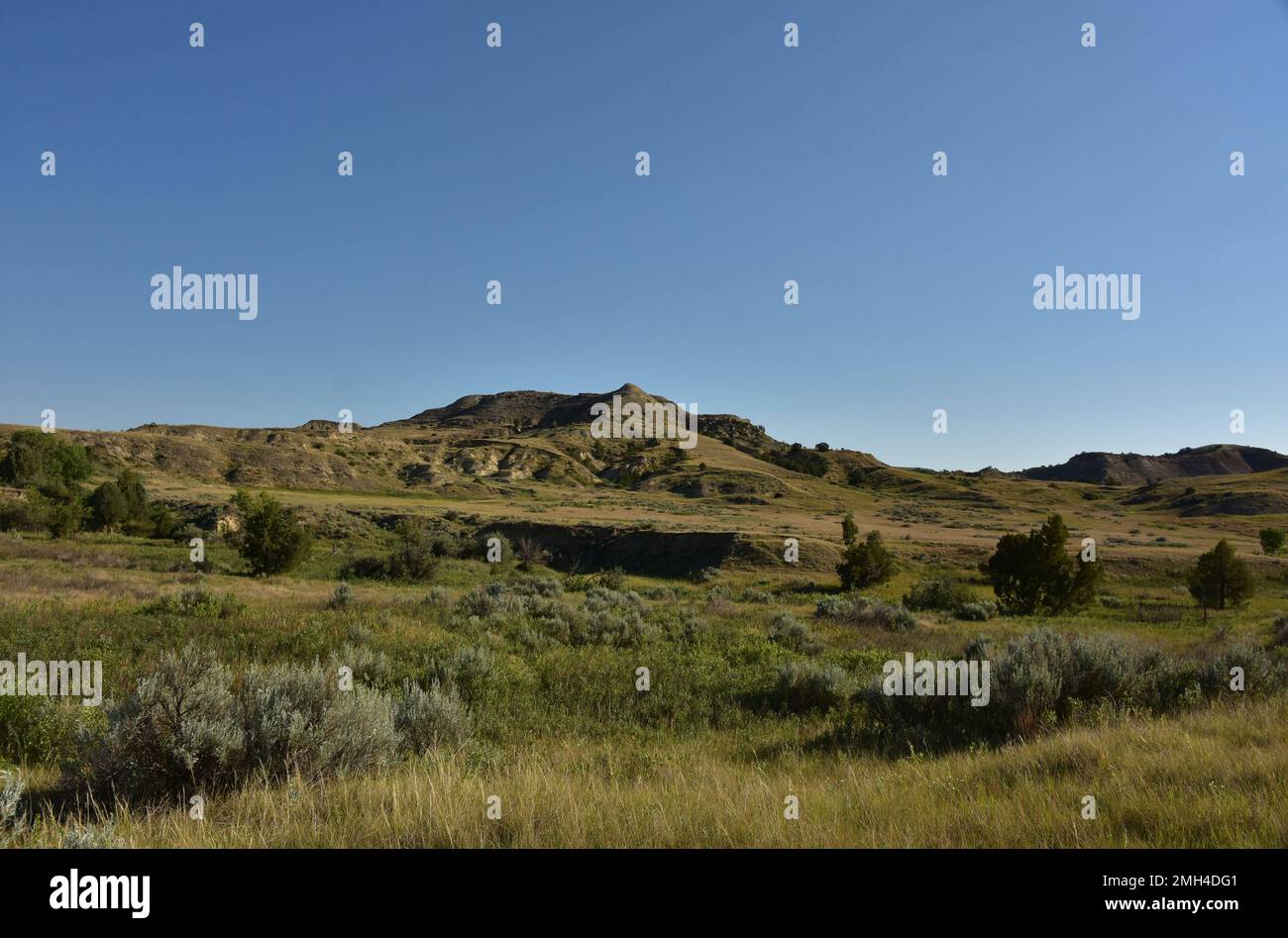 Beautiful rural and remote hiking trails in North Dakota along hiking ...