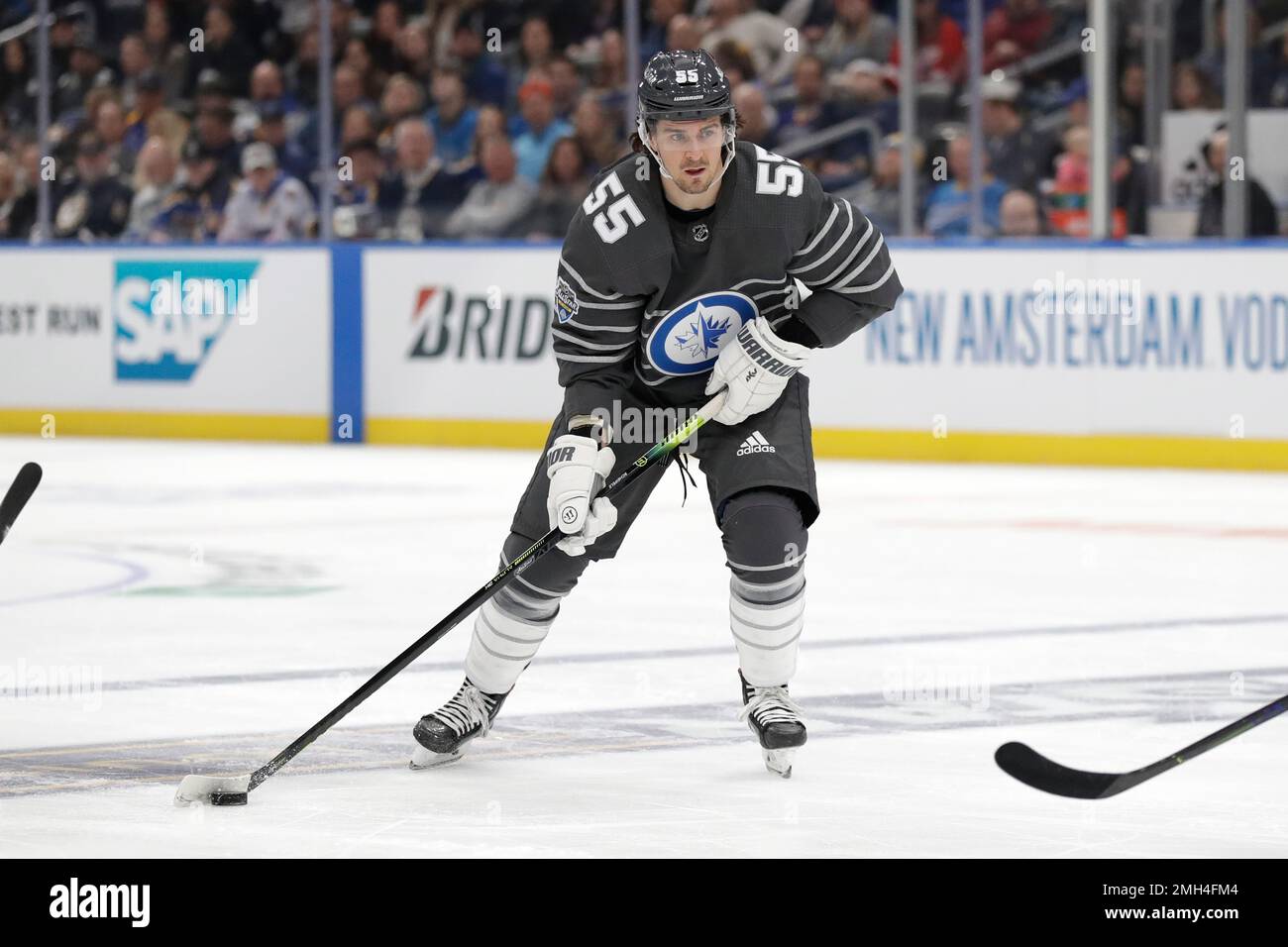 Winnipeg Jets forward Mark Scheifele plays in an NHL hockey All Star ...